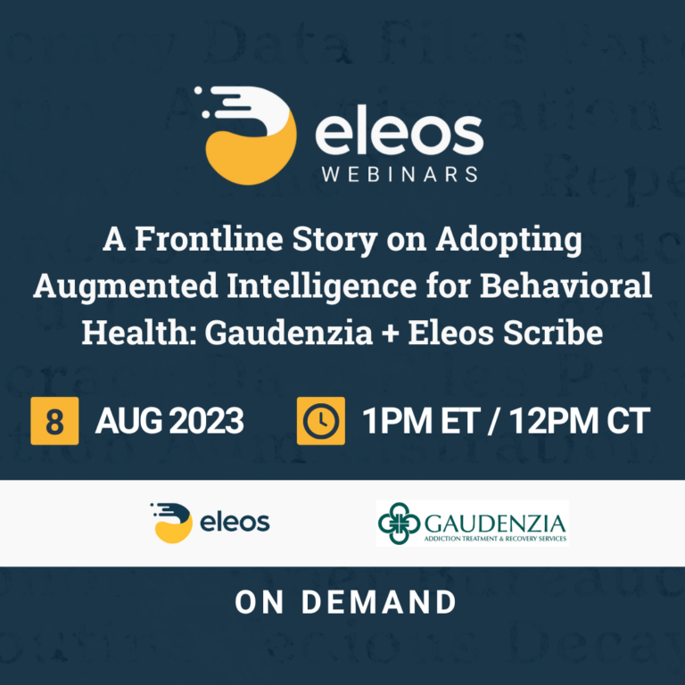 AI and Automation in Healthcare Resources | Eleos Health