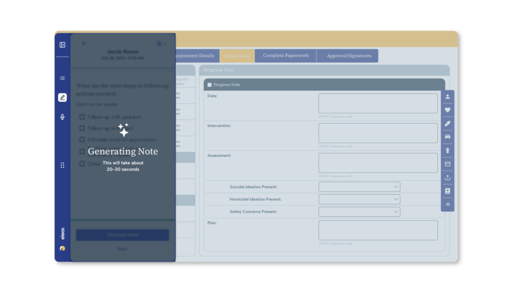 Eleos Documentation | Behavioral Health AI Solution