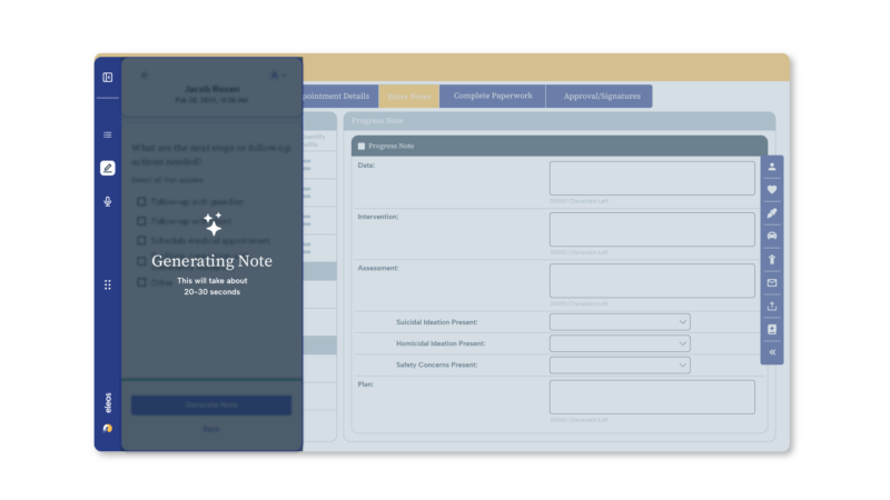 Eleos Documentation | Behavioral Health AI Solution